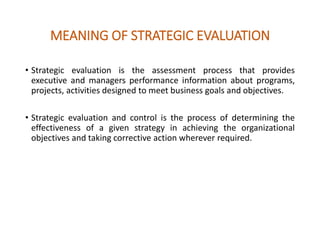 Evaluation and control of the policies using GAP ANALYSIS | PPT