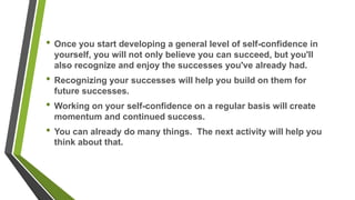 SM Module A Part 2 Self-Confidence in students.ppt