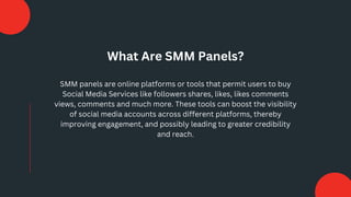 SMM Panels for Every Social Media Platform What You Need to Know.pdf ...