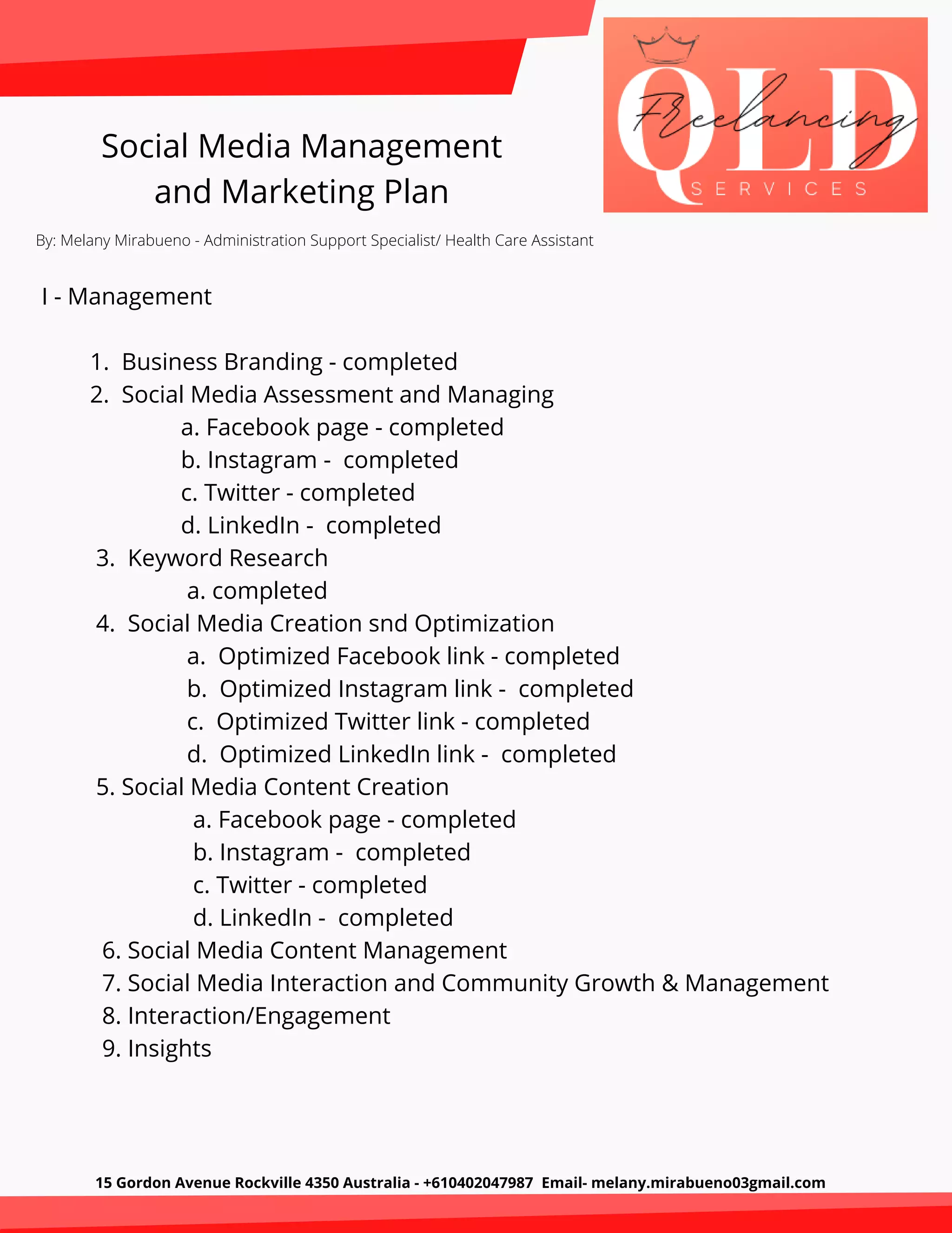 Smm plan | PDF