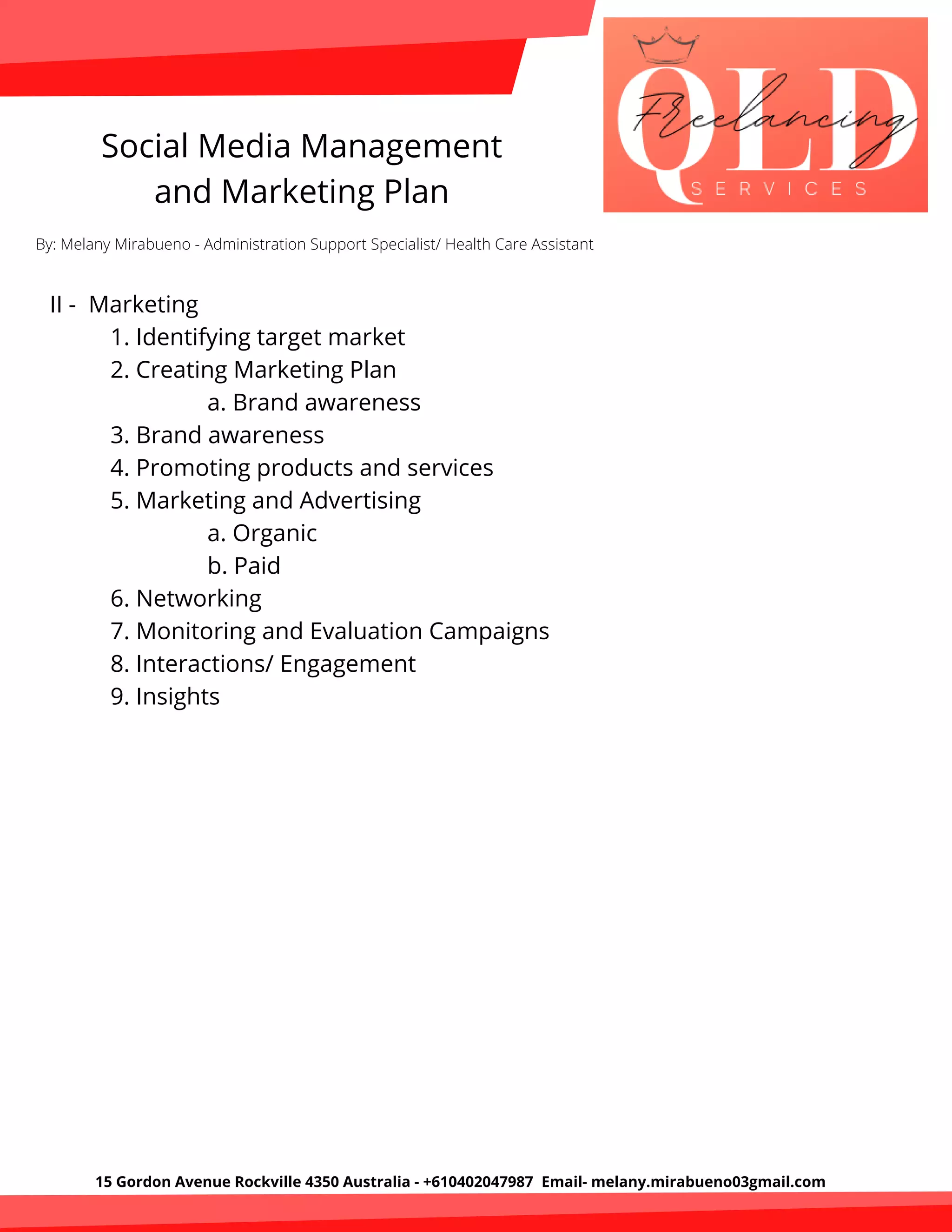 Smm plan | PDF