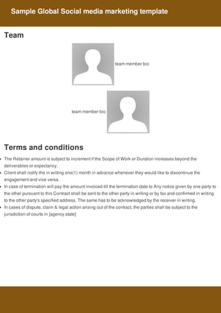 social media proposal | PDF