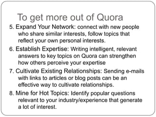 Social Media_Quora | PPT