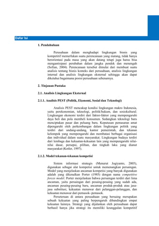 Sm, muhamad rusdi, prof hapzi ali, analisis lingkungan eksteernal perusahaan, universitas mercu ...