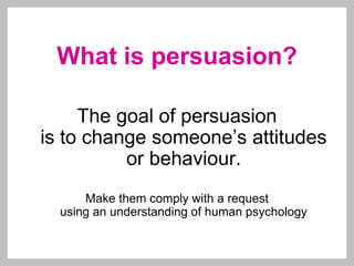 The Psychology of Persuasion: Social Media Marketing | PPTX