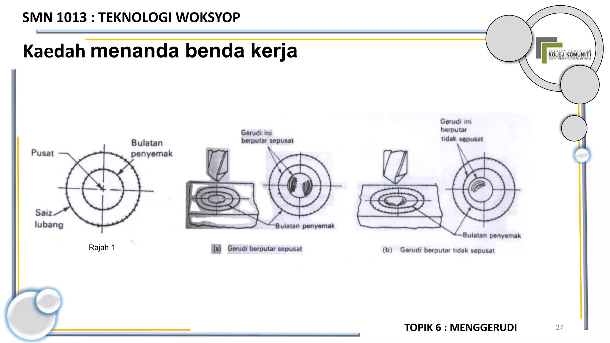 topik 6 menggerudi (1) | PPTX