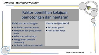 topik 6 menggerudi (1) | PPTX