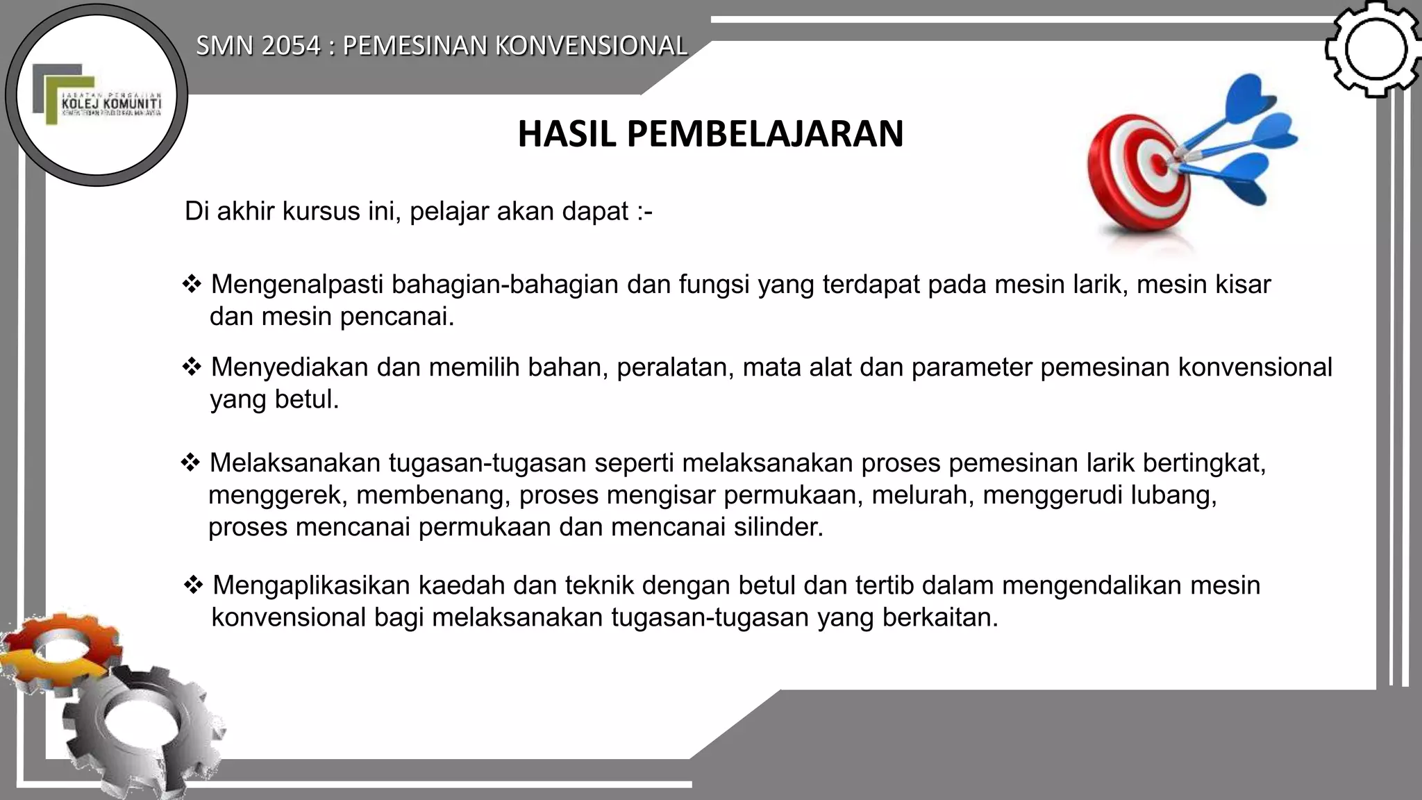 Pemesinan Konvensional | PPTX