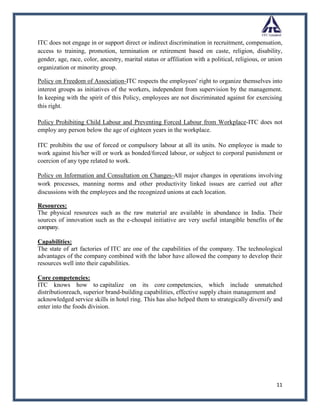 strategic analysis of ITC | DOCX