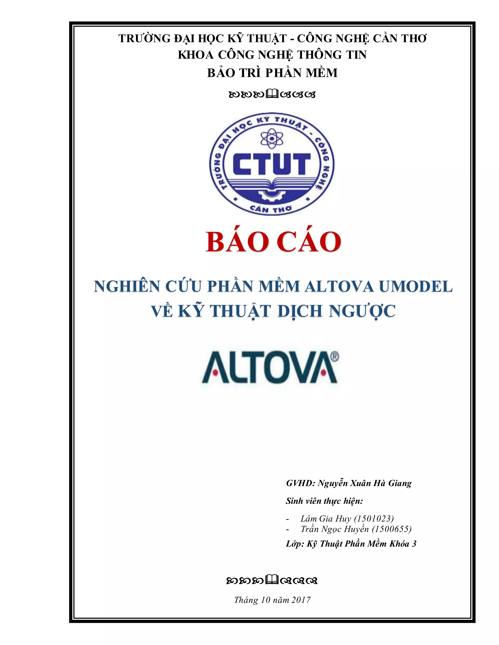 Altova UModel About Reverse Source | DOCX