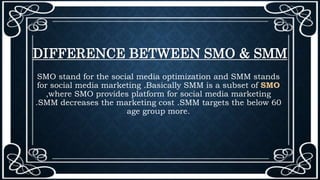 Social Media Optimization | PPTX