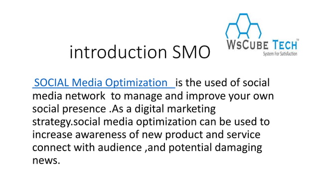 Introduction of Smo | PPTX