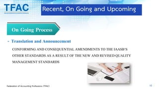 IFAC-TFAC Thailand Audit workshop | PPTX