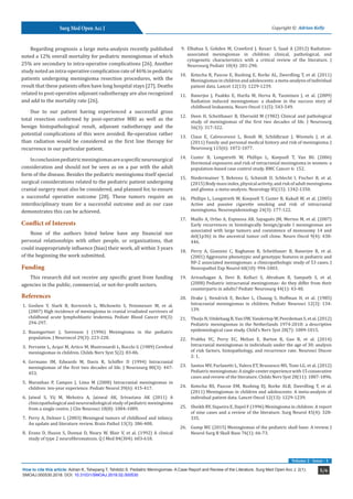 Pediatric Meningiomas- A Case Report and Review of the Literature ...