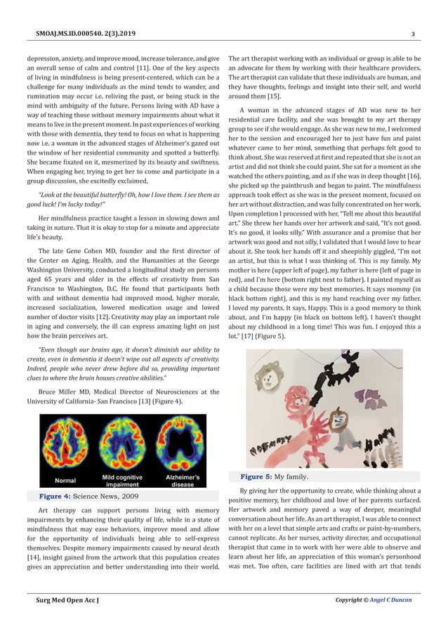 Art Therapy in Neurocognitive Disorders: Why the Arts Matter in Brain Health_ Crimson Publishers ...