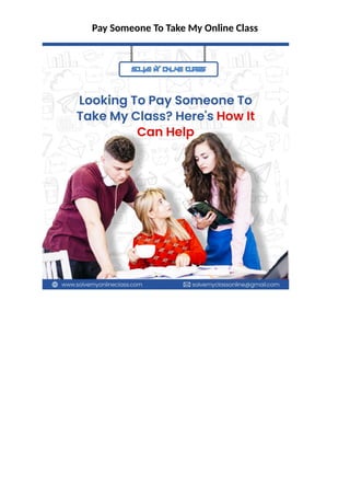 Pay Someone To Take My Online Class .doc