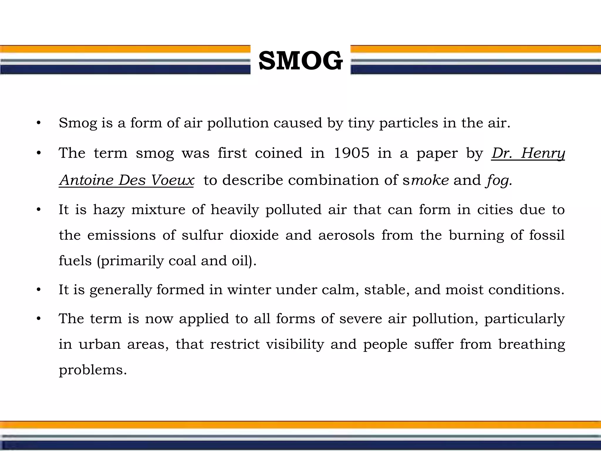 Smog | PPTX