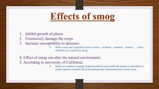 Smog || Types, Causes, Effects, Solutions & Recent Technologies to ...