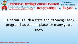 Smog check program | PPT