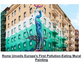 “Smog-Eating Concrete” Buildings | PPTX