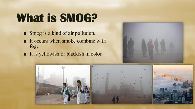 Smog : History, Types, Causes and its Effects | PDF
