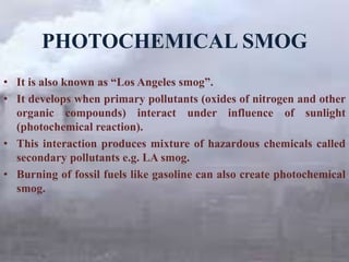 Smog ppt | PPTX