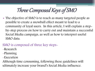 SMO Guide for Beginners | PPTX