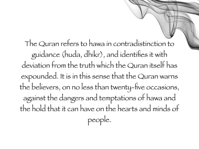 The Desire -Hawa- | PDF | Islam | Religion & Spirituality