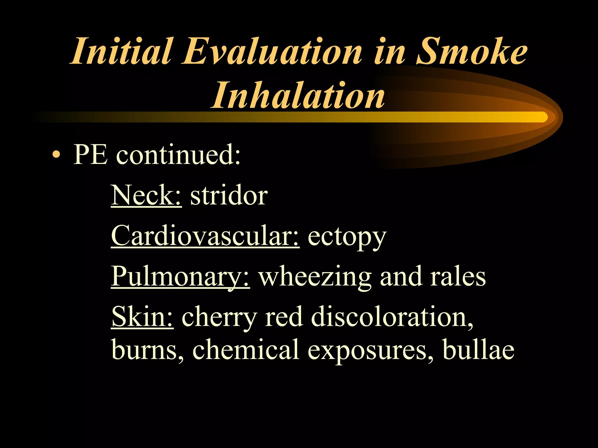 Smoke And Burns | PPT