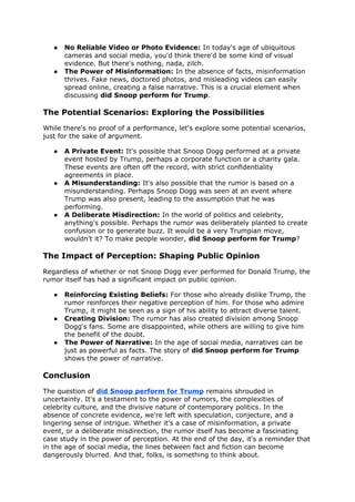 Smoke and Mirrors_ Unpacking the Enigma - Did Snoop Perform for Trump.docx