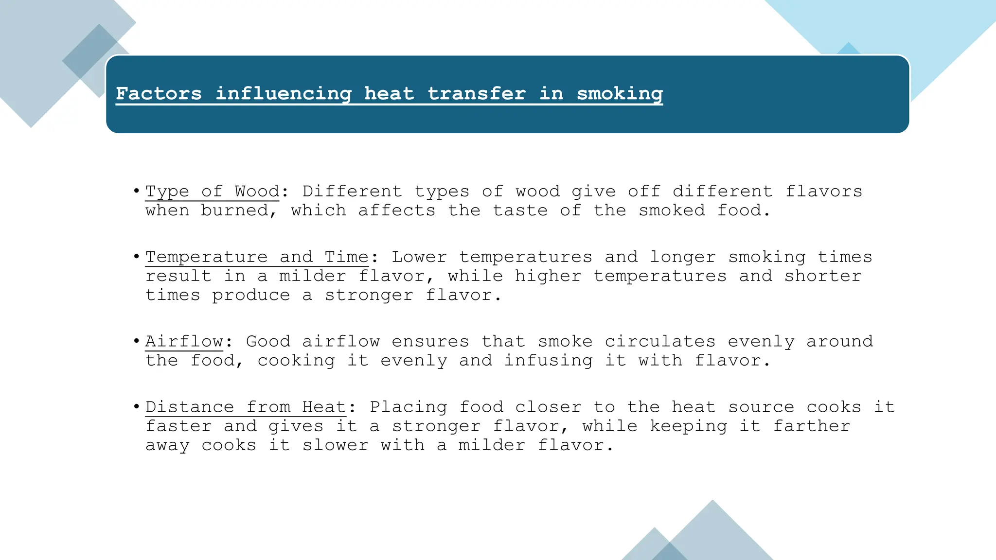 Smoke curing in food industry for meat and food | PPTX