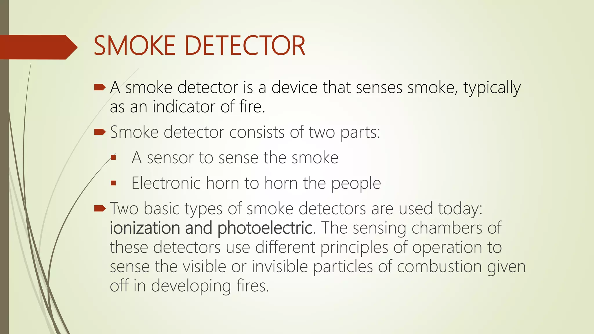 Smoke detector | PPTX