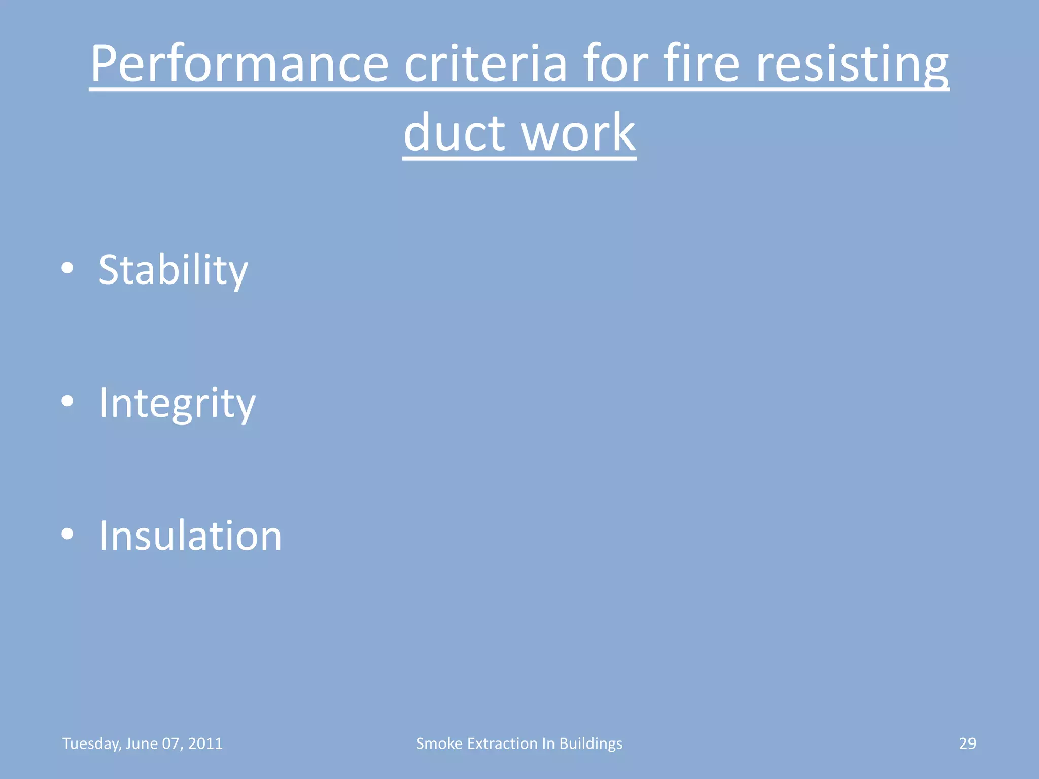 Smoke extraction in buildings | PPTX