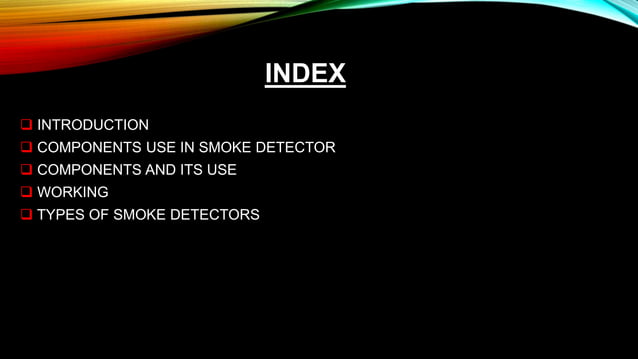 Smoke indicator | PPTX
