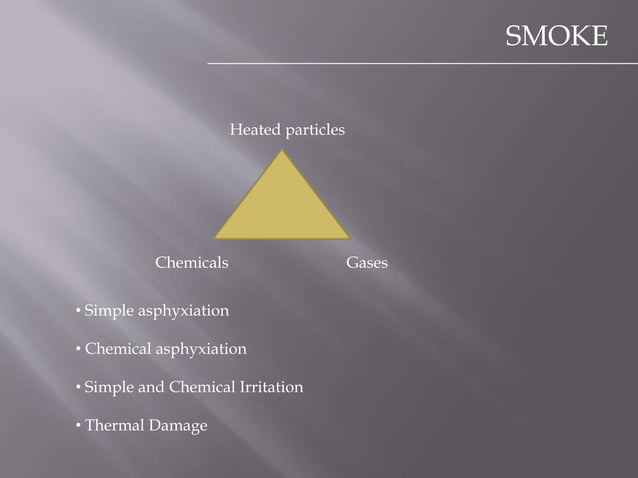Smoke inhalation | PPTX | Lung and Respiratory Health | Diseases and ...