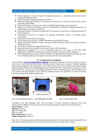 Smokeless Cook stove an Advancement of the Combustion Technology and ...