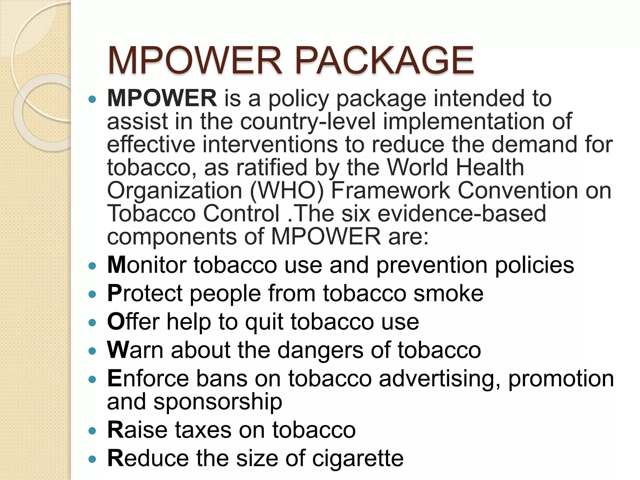 Smokeless tobacco and cotpa | PPTX