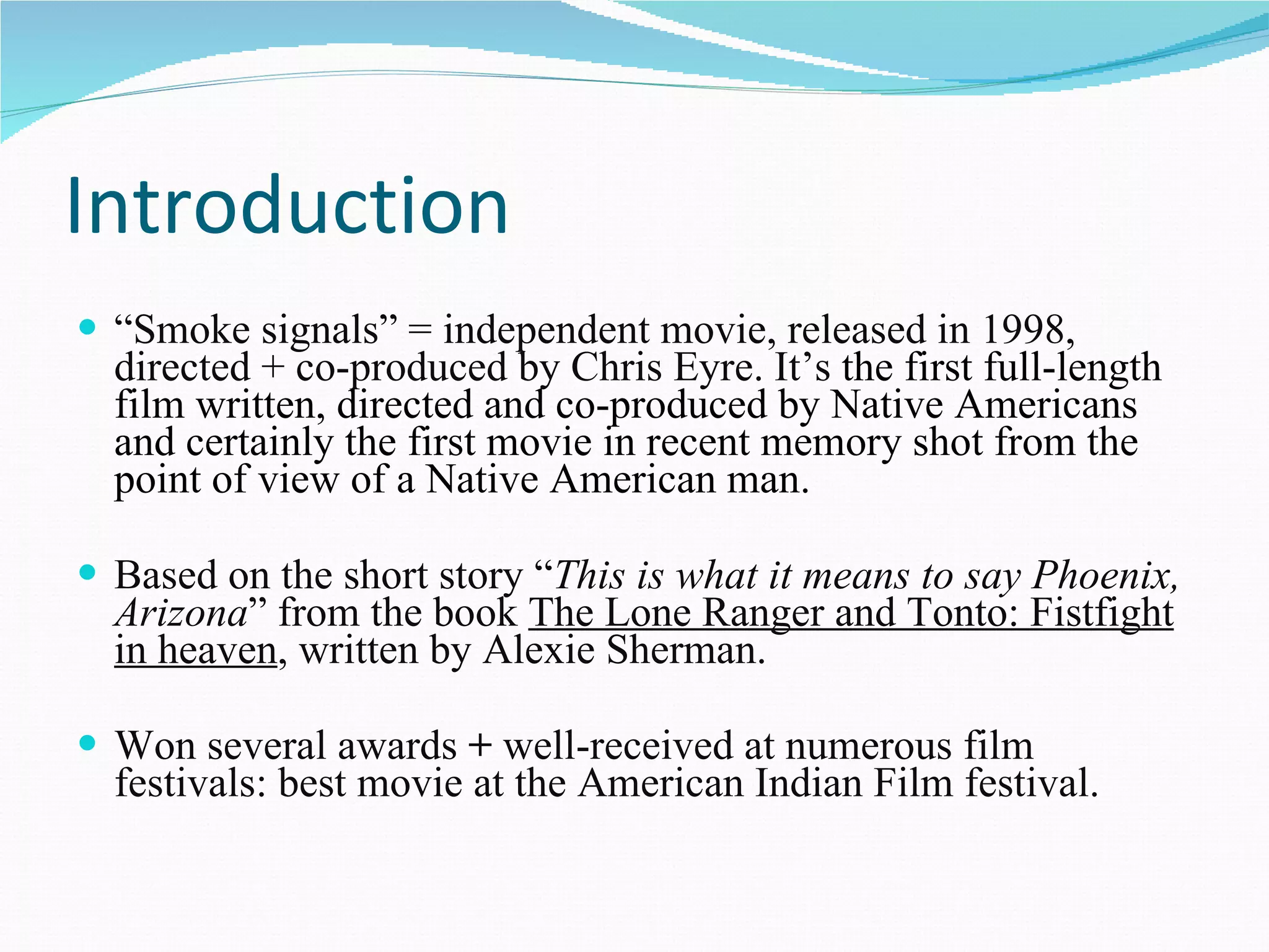 Smoke signals | PPT