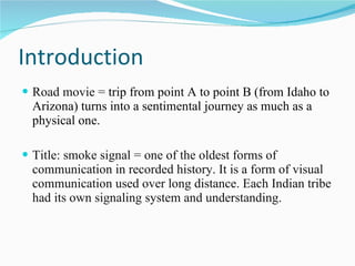 Smoke signals | PPT