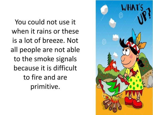 Smoke signals | PPTX