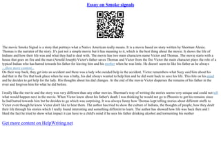 Smoke Signals Analysis | PDF