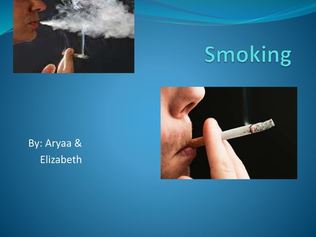 Smoking for kids | PPTX