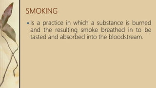 Smoking | PPTX