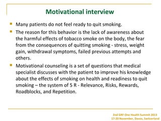 Smoking Cessation Programs In Primary Health Care – An Approach For ...
