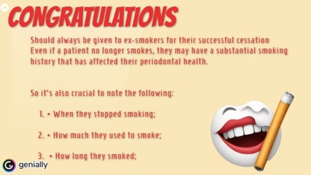 Smoking a risk factor of periodontal disease.pptx