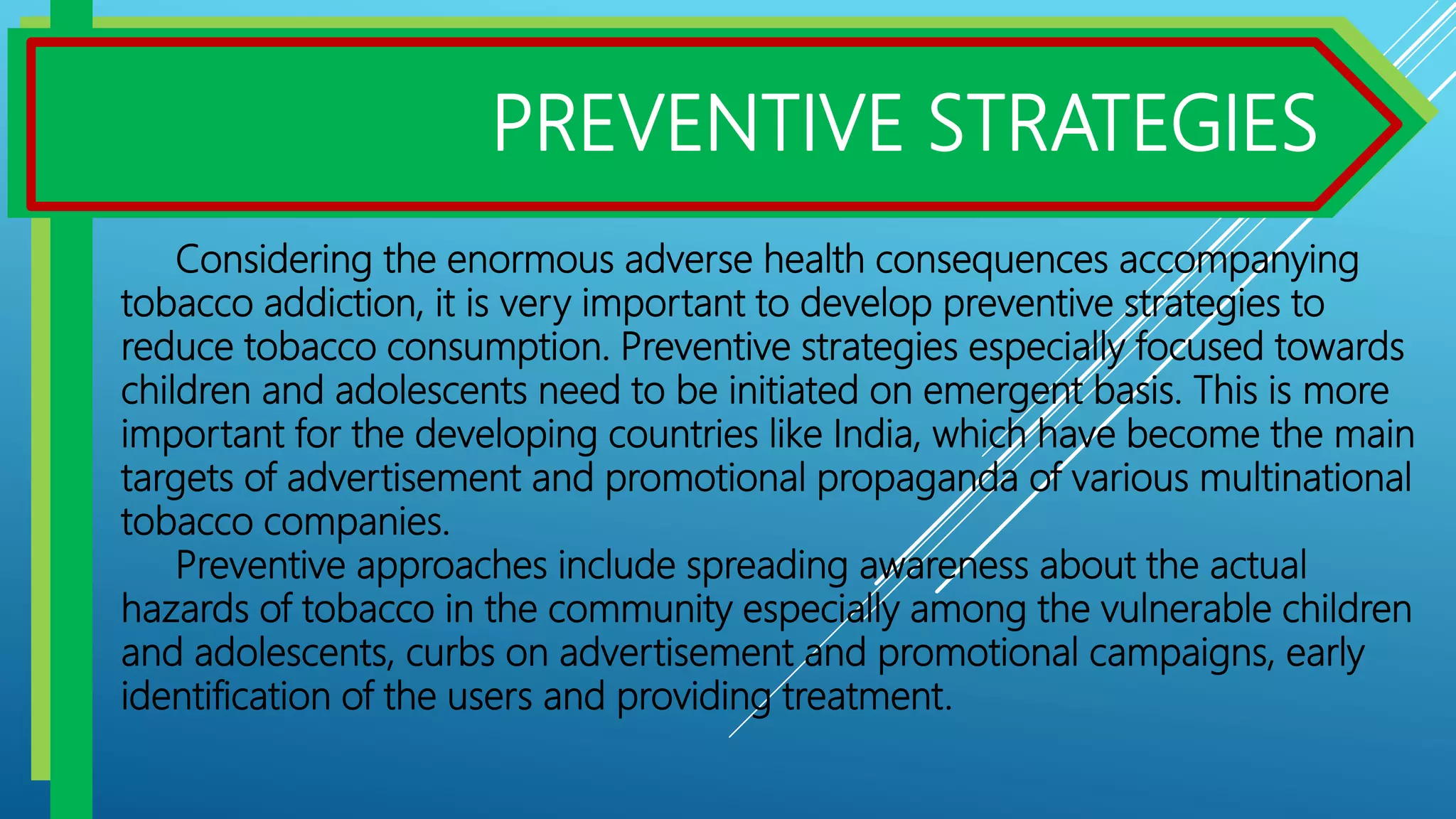 Smoking and chewing tobacco (ghutkha) effects | PPT