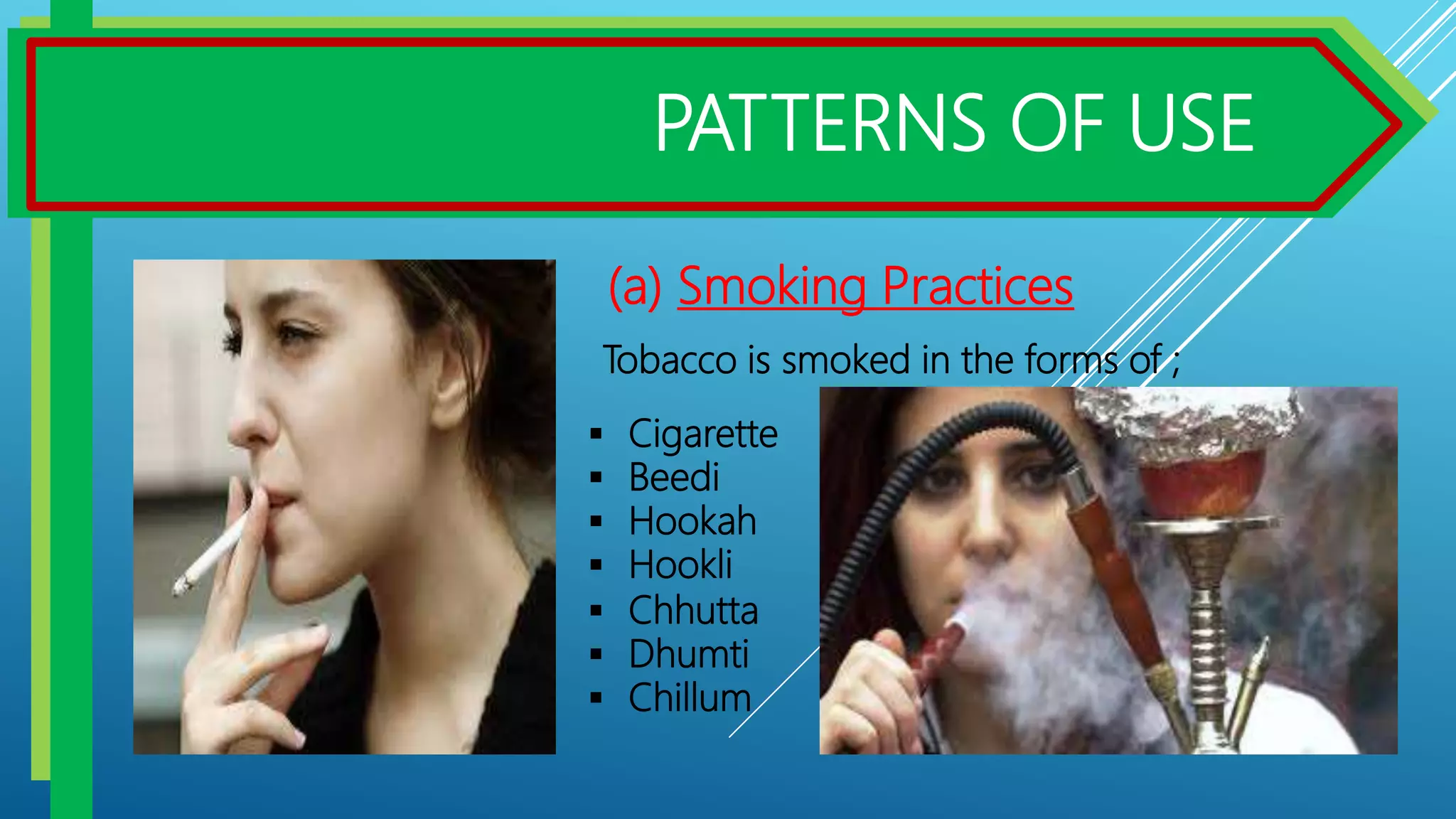 Smoking and chewing tobacco (ghutkha) effects | PPT