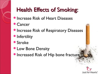 Smoking and heart health | PPT