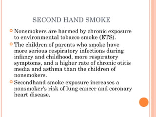 Smoking and its health risks | PPT