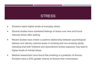 Smoking and its health risks | PPTX